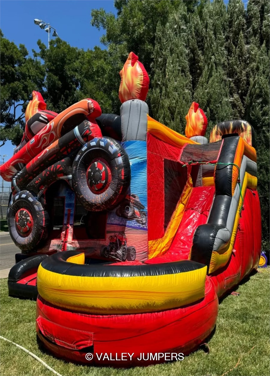 Monster Truck Combo - Rental in california | VALLEY JUMPERS
